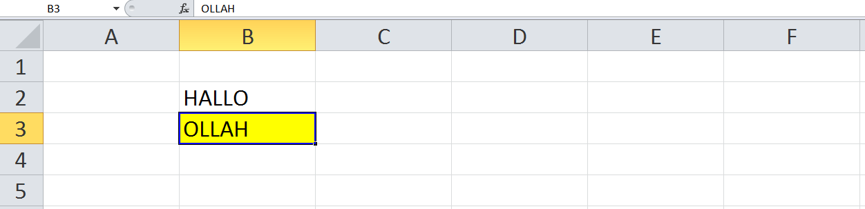 Función StrReverse en VBA « Excel Avanzado