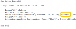 Añadir salto de línea en una fórmula « Excel Avanzado